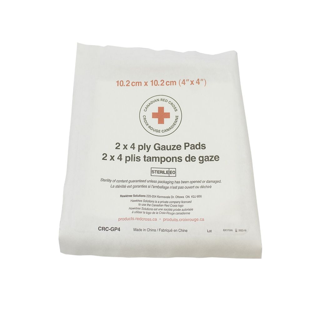 First Aid Supplies - 4x4 Sterile gauze (bag-of-25) - Vancouver